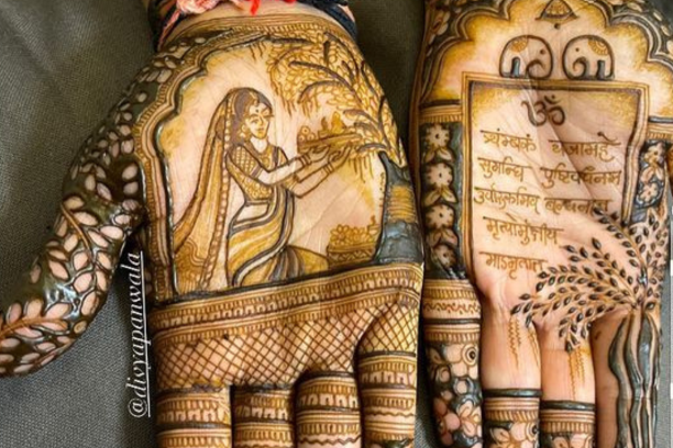 Vat Savitri vrat 2023 mehndi for vat savitri puja latest and easy ...