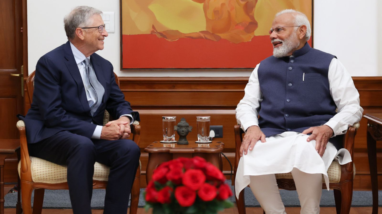 5 most memorable moments of Bill Gates' visit to India must watch ...