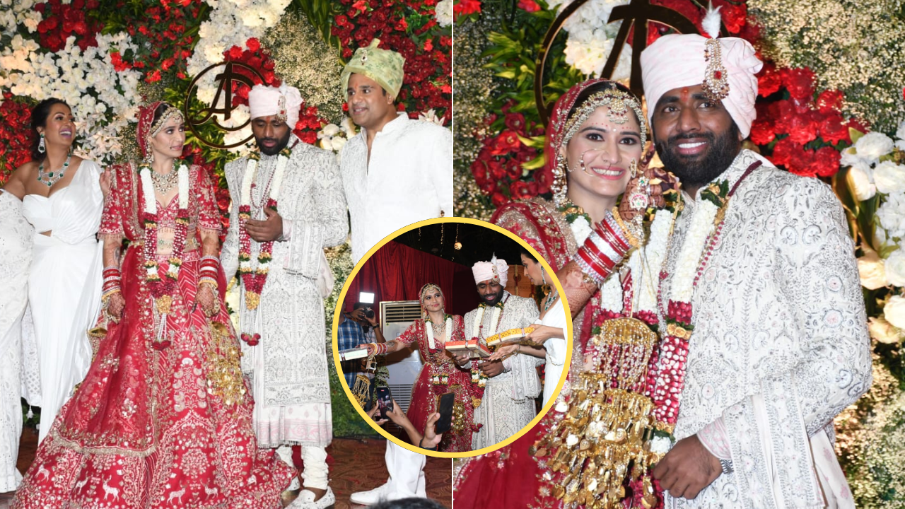 Arti Singh-Dipak Marriage: शादी के बाद आरती-दीपक ने पैप्स को बांटी ...