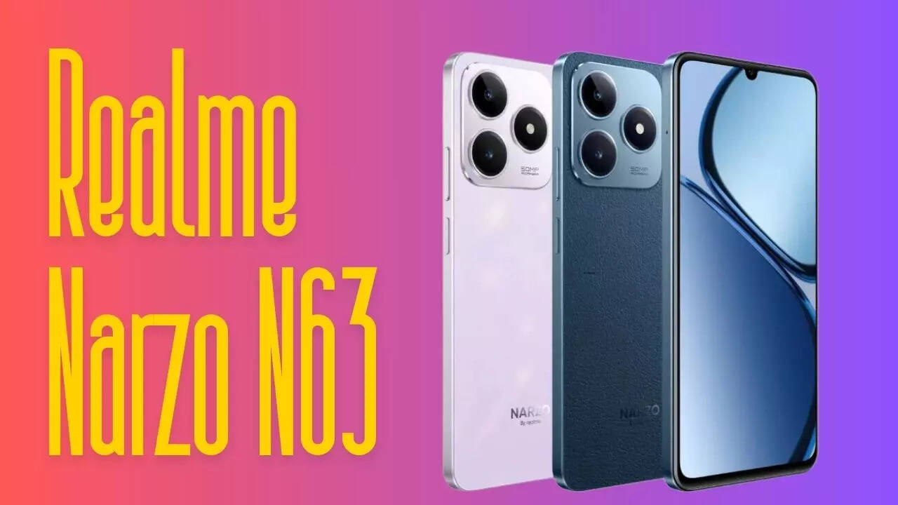 Realme Narzo N63 Launched in India With 50MP Camera 45W Fast Charging know Price Specifications
