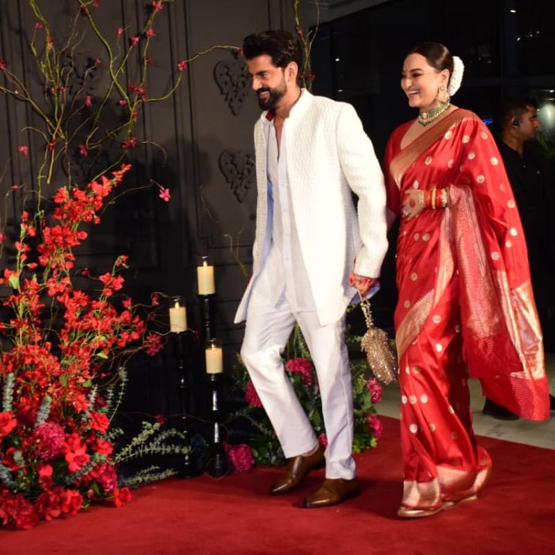 Sonakshi-Zaheer Wedding: सोनाक्षी-जहीर का धमाकेदार वेलकम देख 56 इंच का ...