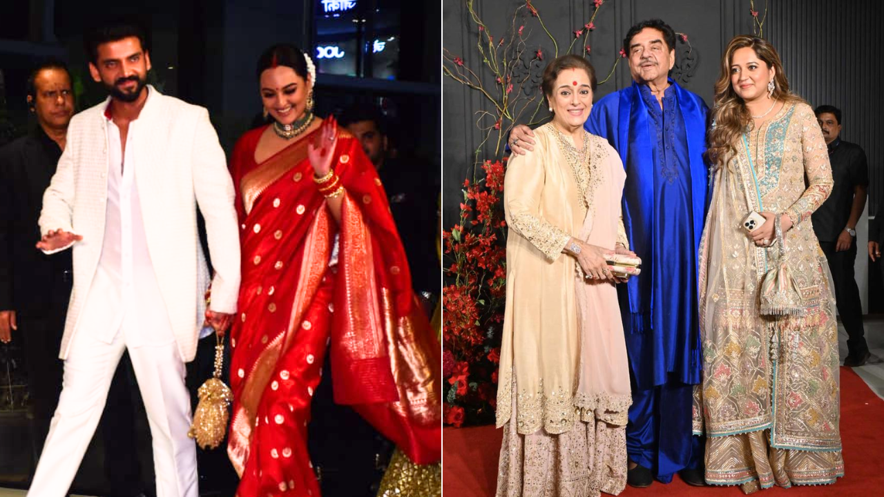 Sonakshi-Zaheer Wedding: सोनाक्षी-जहीर का धमाकेदार वेलकम देख 56 इंच का ...
