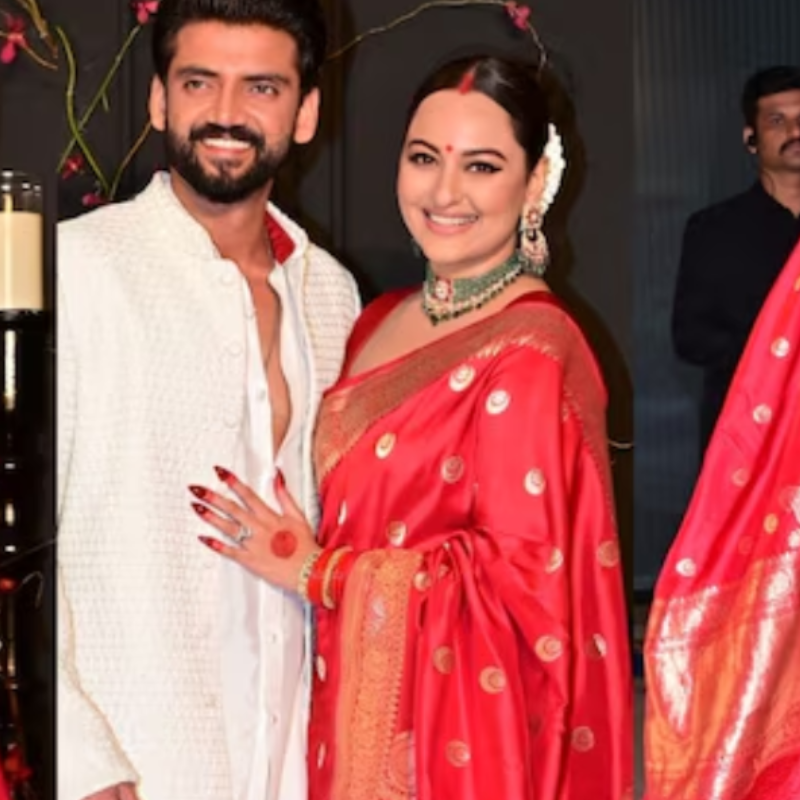 Sonakshi-Zaheer Wedding: 80 हजार की साड़ी, गले में नौ-लक्खा हार... इन 7 ...