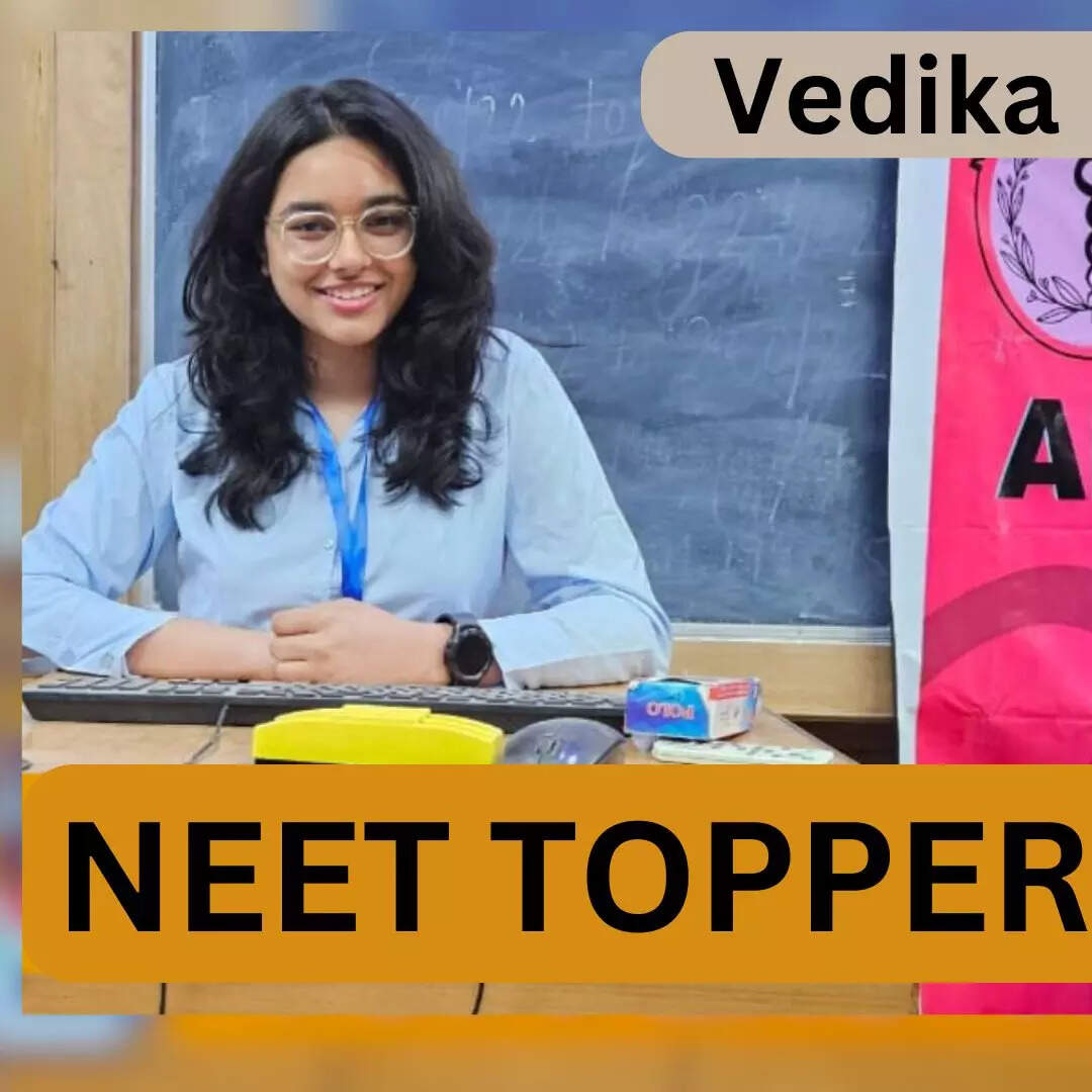 Vedika Gupta success story who scored 705 marks out of 720 in NEET Exam check her solid planning ...