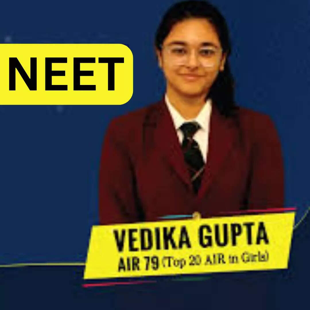 Vedika Gupta success story who scored 705 marks out of 720 in NEET Exam check her solid planning ...