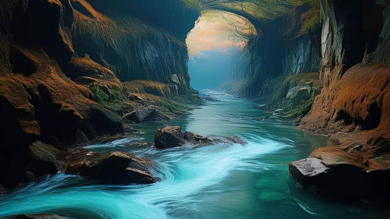 Which rivers flow under the earth that give water from America to Europe