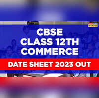 CBSE Class 12th Commerce Exam Date Sheet 2023: CBSE Class 12th Commerce Exam Date Sheet 2023 ...