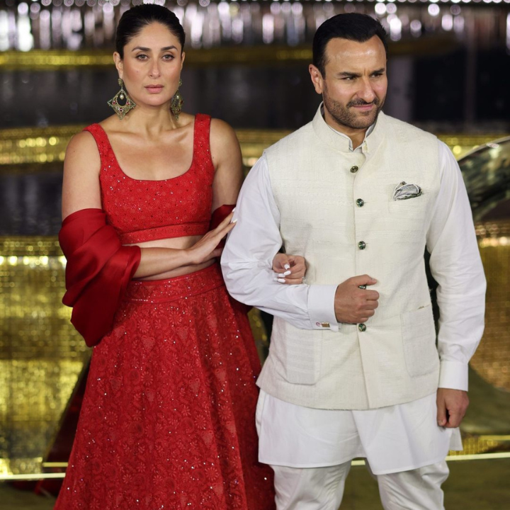 सुर्ख लाल चिकनकारी लहंगे में करीना कपूर ने बिखेरा जादू, गर्ल्स देखें ...