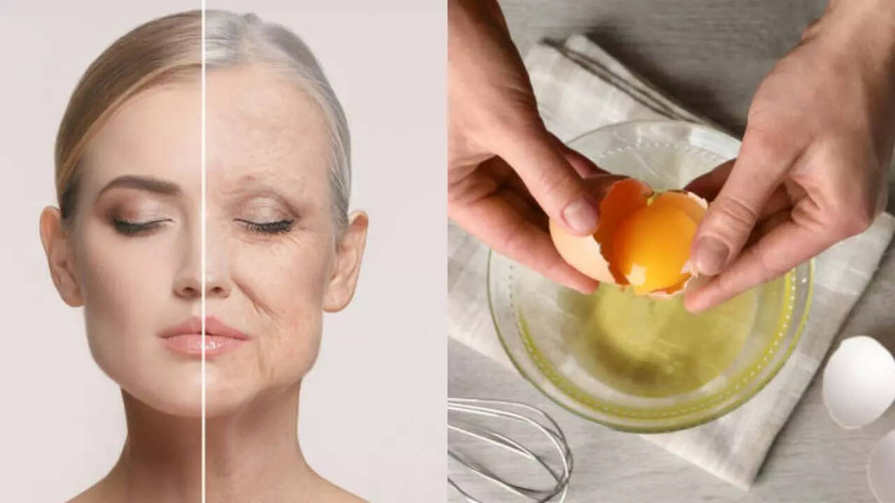Egg face pack for wrinkles free skin, jhurriyon se chhutkara dilaye ...