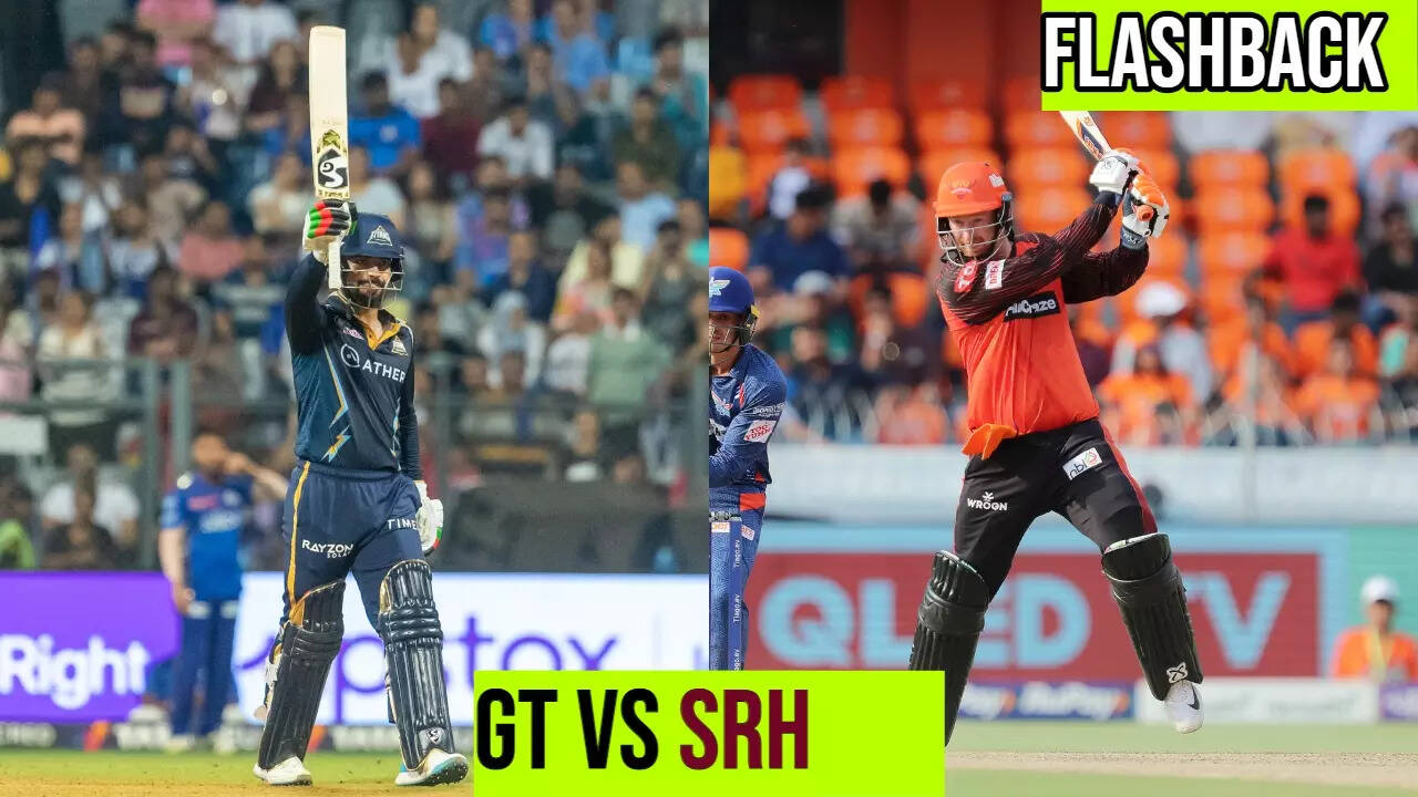 GT vs SRH Flashback Gujarat Titans Beat Sunrisers Hyderabad With Help ...