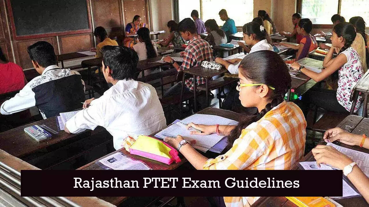 rajasthan ptet guidelines ptet exam 2023 instructions dress code rules ...