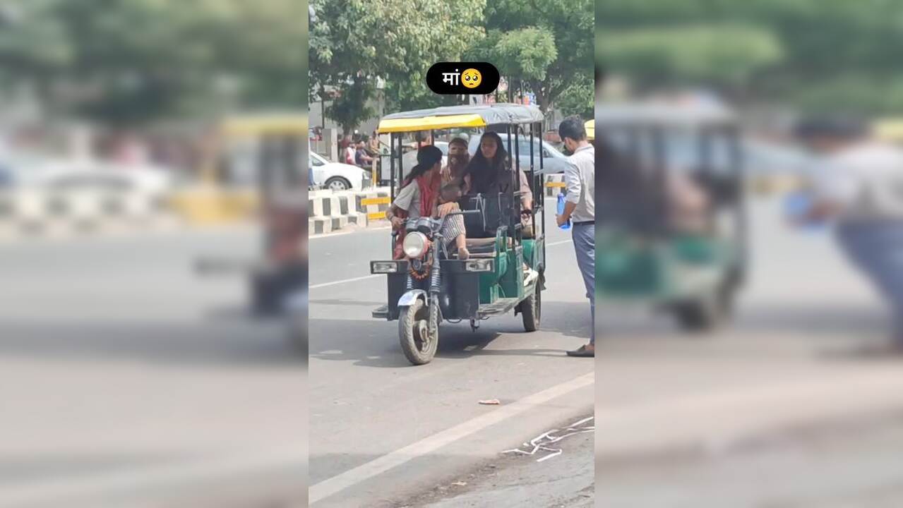 viral video woman driving e rickshaw with baby video goes viral must ...