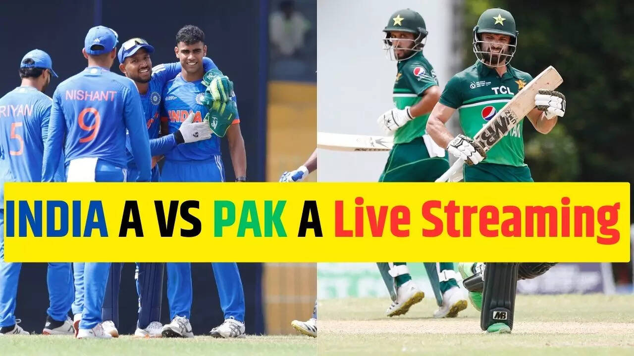 India-A vs Pakistan-A Live Score Streaming, IND A vs PAK A Emerging ...