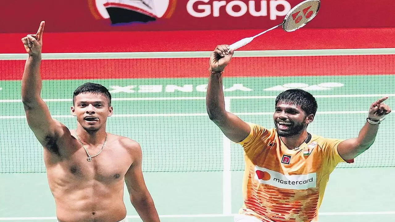 Korea Open 2023 Satwiksairaj Rankireddy and Chirag Shetty won Title beat Indonesia Pair of ...