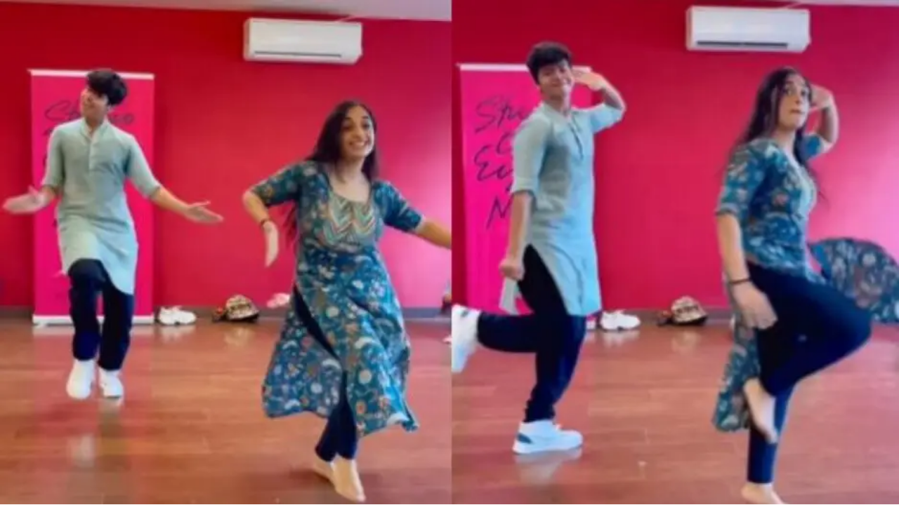dance video viral blockbuster dance of couple on ban than chali song ...