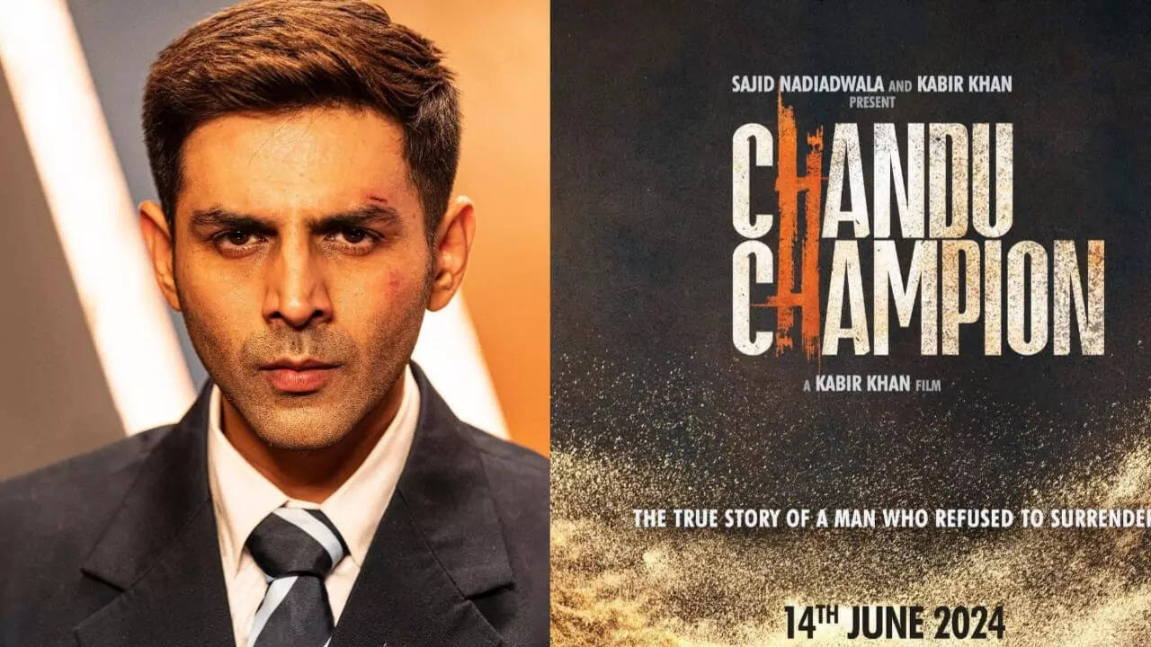 kartik aryan upcoming movie chandu champion first look out now actor ...