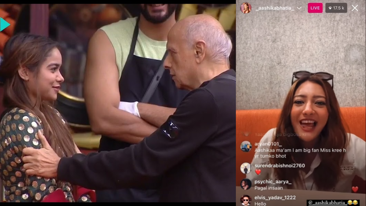 Bigg Boss OTT 2: Aashika Bhatia makes fun of Mahesh Bhatt on instagram live watch viral video ...