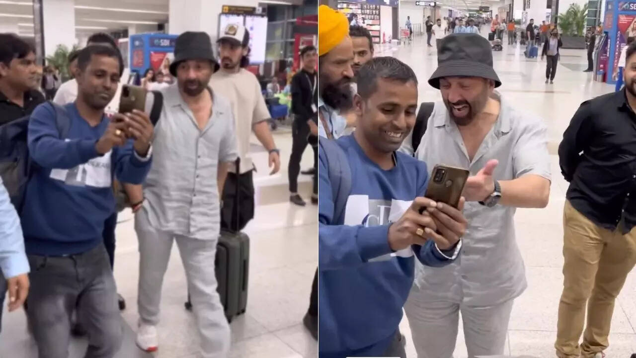 Sunny Deol Gets Angry On Fan As He Try To Take Selfie With Him - Gadar ...