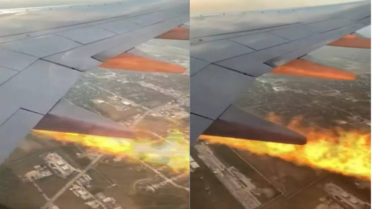 US Plane Fire Video Southwest Airlines Plane Catches Fire After Takeoff ...
