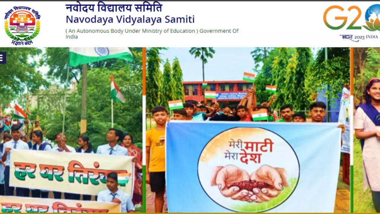 NVS Class 6 Admission 2024: registration form last date extend till 31 ...