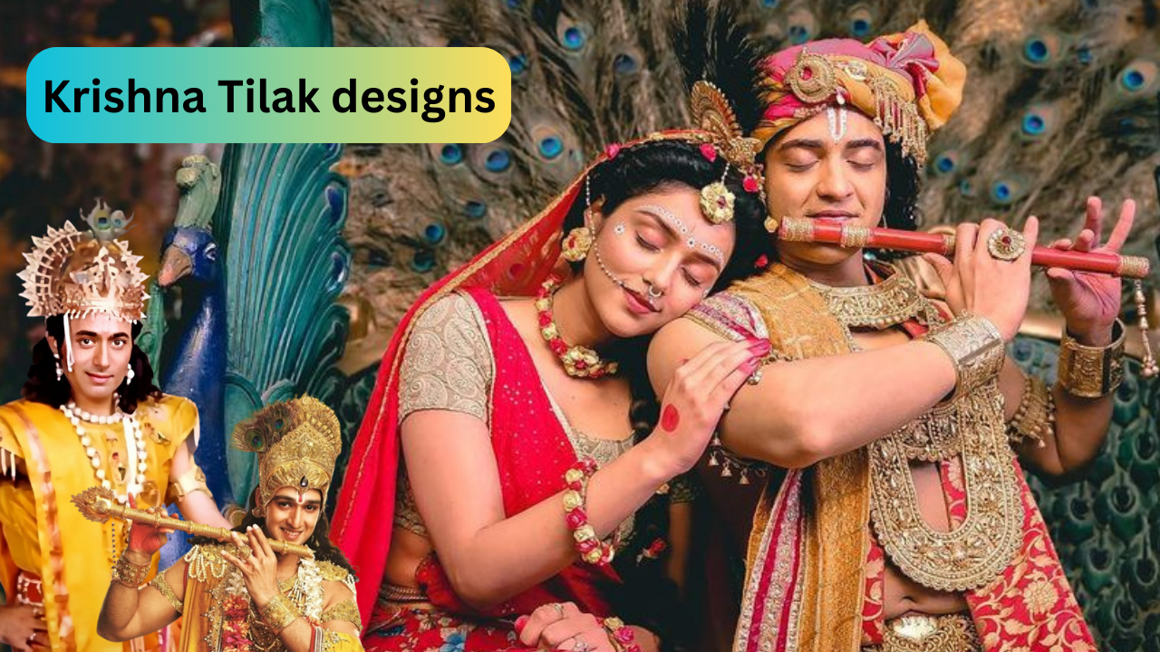 Krishna tika for janmashtami shree krishna tilak images photo vishnu tilak symbol tikka design ...