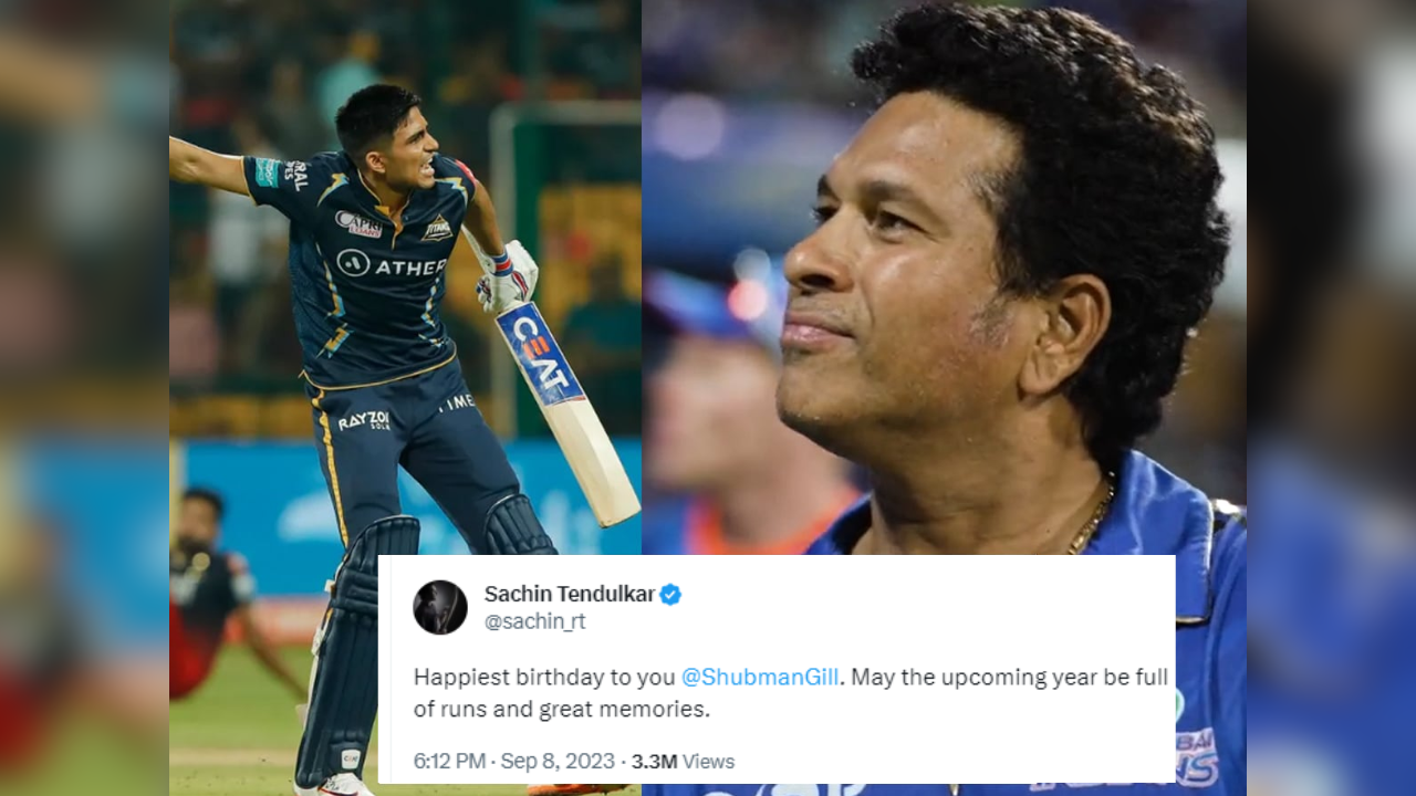 sachin tendulkar tweet on shubman gill birthday netizens react with ...