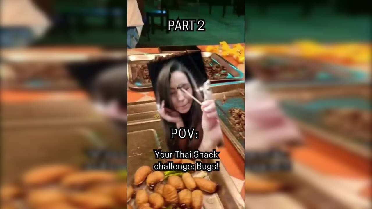 viral video beautiful girls eaten insects on live camera horrific video ...