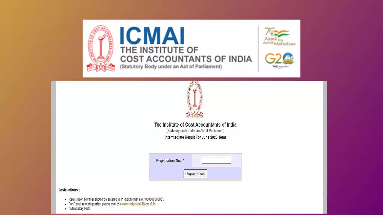 ICMAI CMA Final Result June 2023 Know How To Check At Icmai.In ...