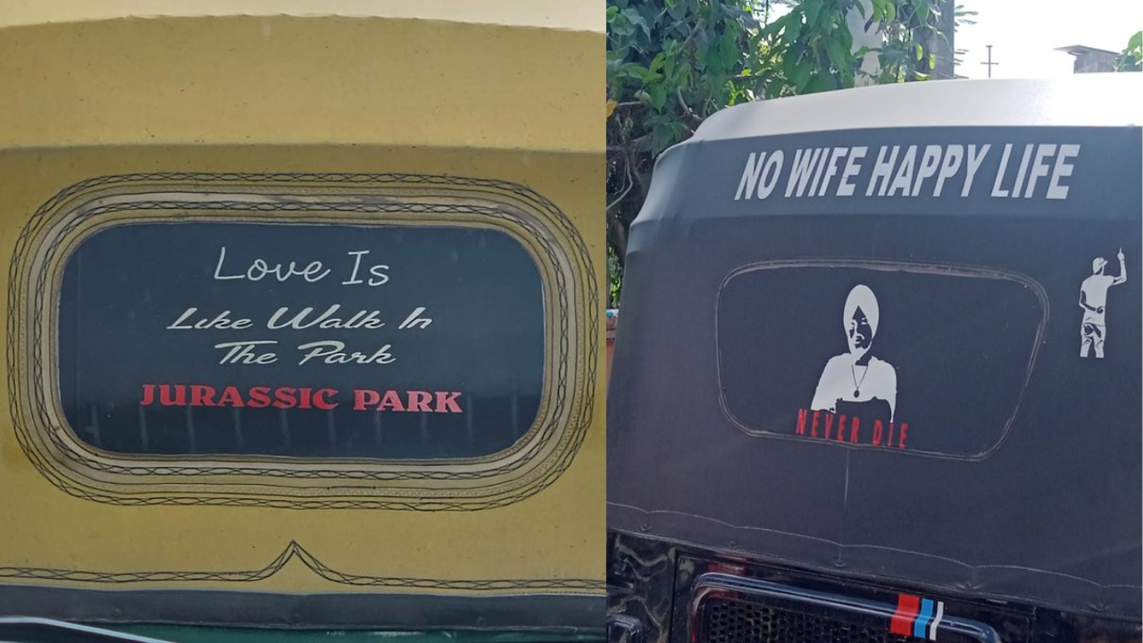 auto rickshaw funny slogans is going viral netizens react on hilarious ...