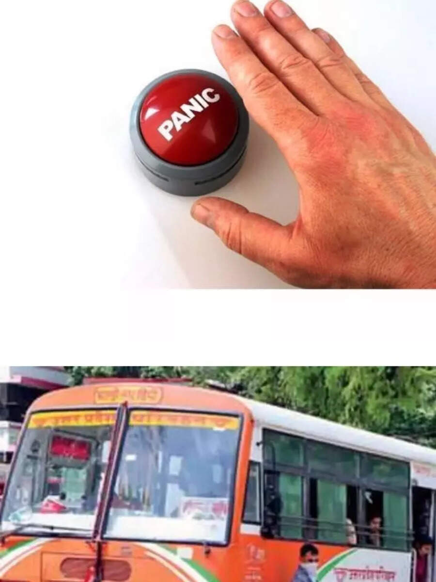 Why UP Roadways started installing panic button in buses | Times Now Navbharat