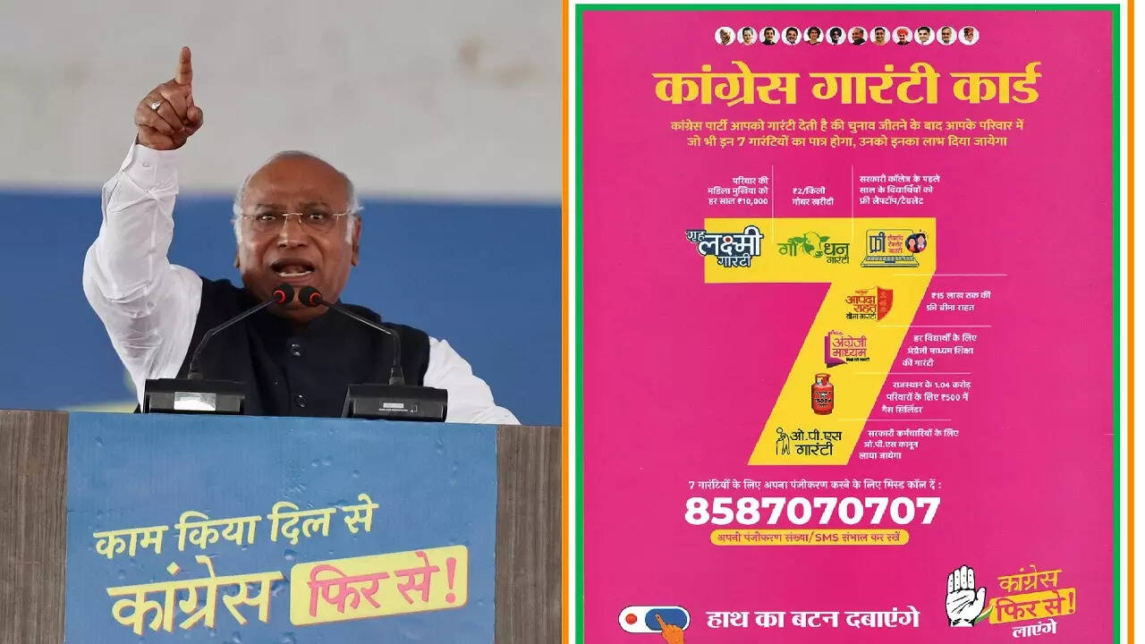 rajasthan congress guarantee congress set out to win rajasthan with the ...