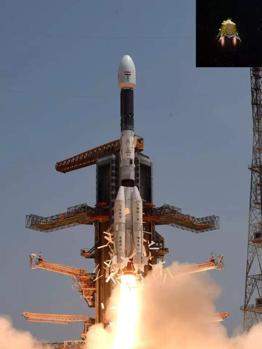 Chandrayaan 3 launch vehicle LVM3 M4 A Part Goes Out Of Control, Coming ...