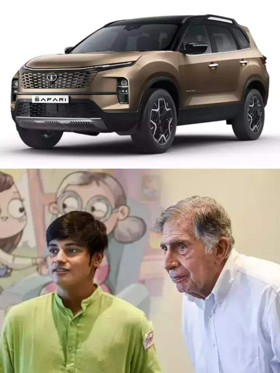 business tycoon ratan tata manager new tata safari facelift suv brings ...