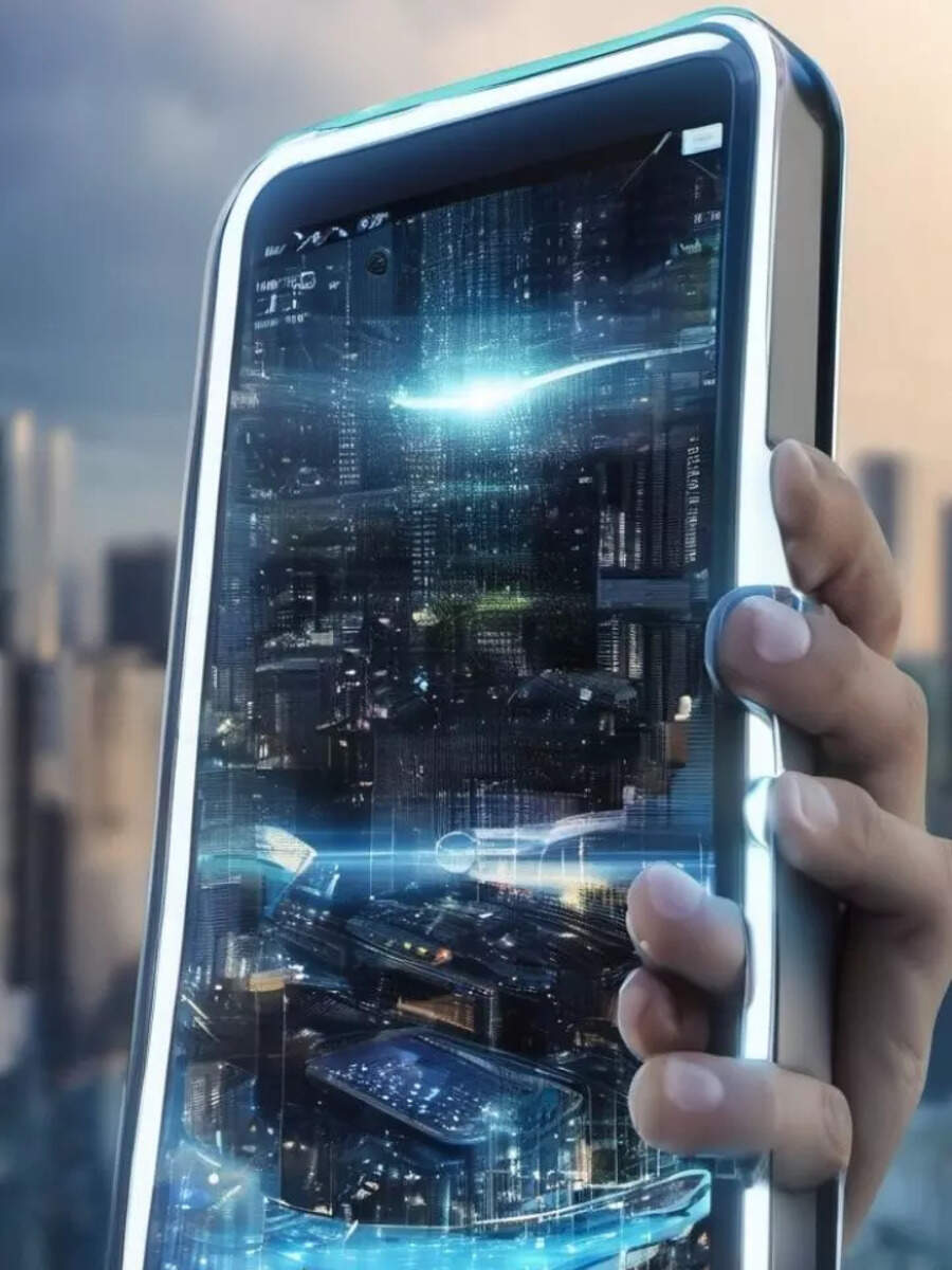how smartphone look in 2030 AI created photo of future phone | Times ...