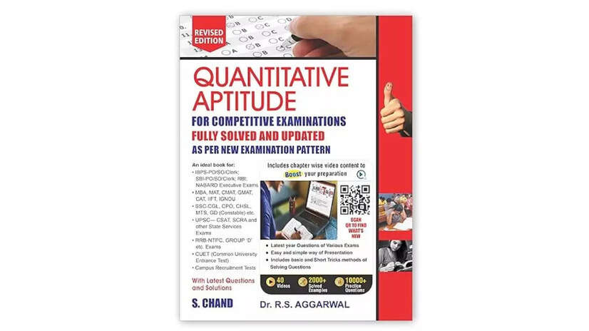 5 Best quantitative aptitude book to clear all competitive exams