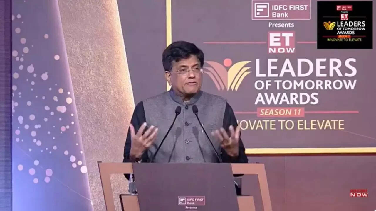Minister Of Commerce And Industry Piyush Goyal Speech In Leaders Of Tomorrow Awards- स्टार्टअप ...