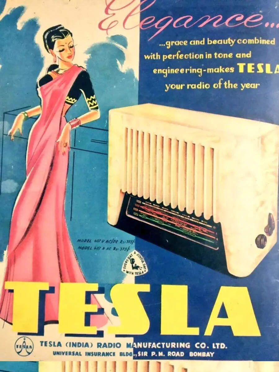 What Did TESLAs Radio Look like in 71 Year Back price was Rs 375 ...