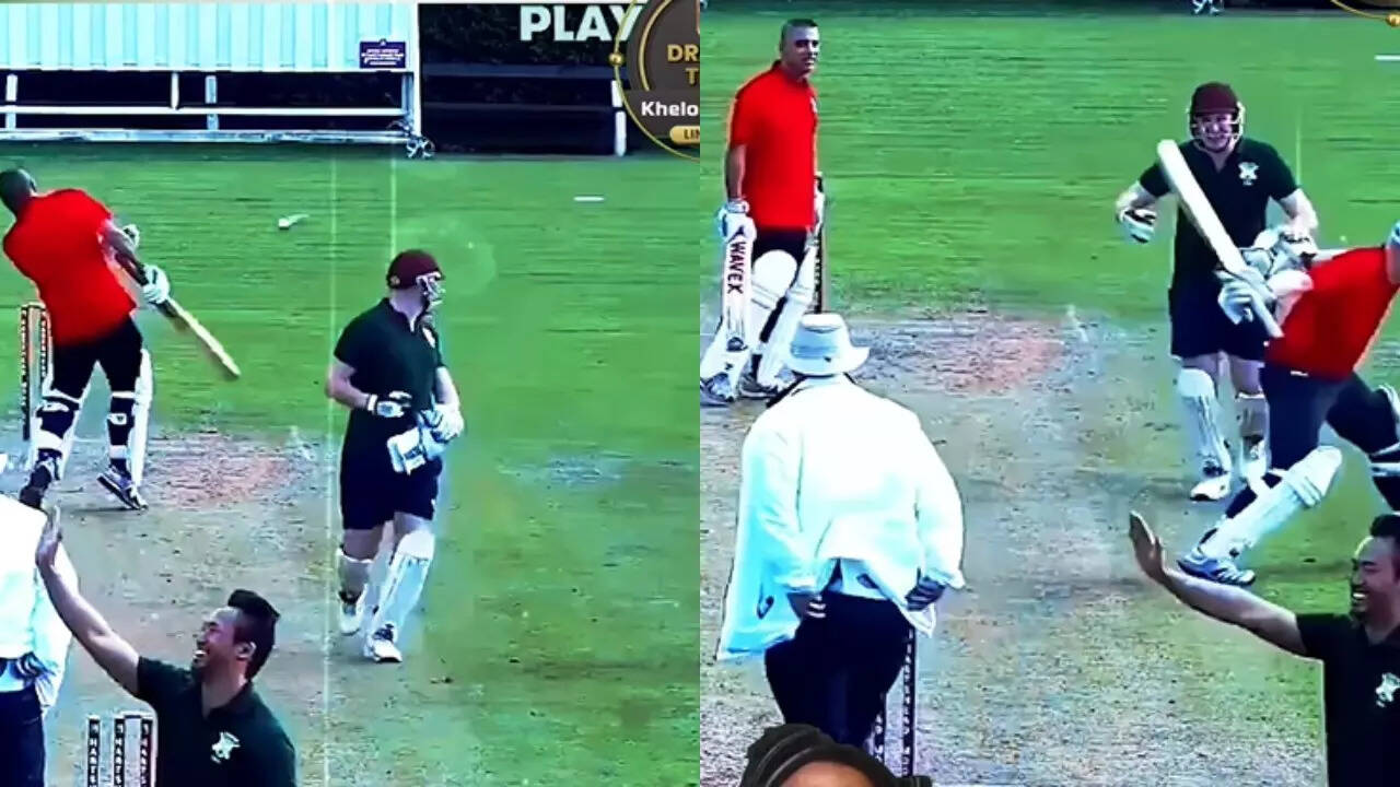 non Striker got angry on batsman after being-run-out | Times Now Navbharat