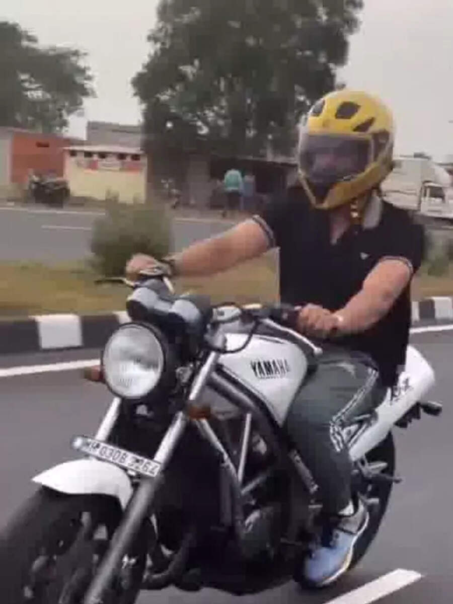 MS Dhoni Seen Riding This Rare Bike Check Bike Collection Here | Times ...