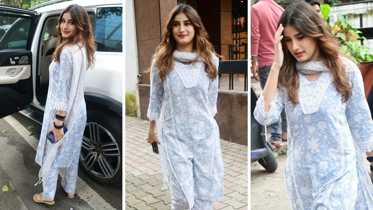 सूट-सलवार में Rasha ने दिए मुड़-मुड़कर दिए पोज, रवीना टंडन की बेटी की ...