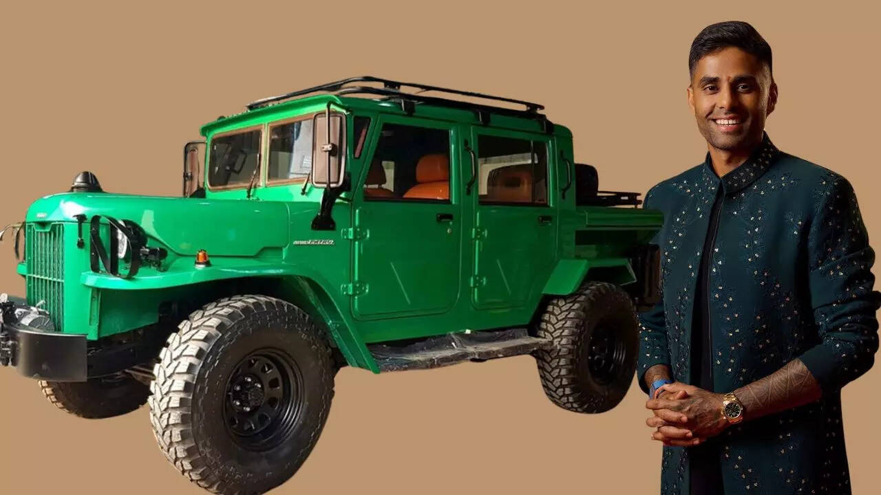 Suryakumar Yadav Nissan Jonga Luxury Car Collection