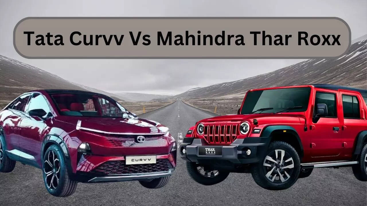 Tata Curvv Vs Mahindra Thar Roxx Which Car Has More Off Road And ...