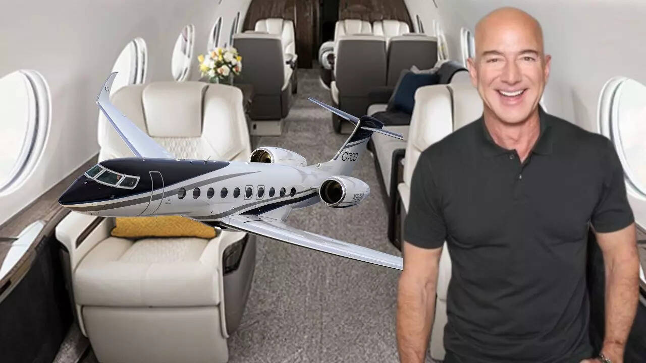 Amazon CEo Jeff Bezos’ New Plane Is Powered By Rolls Royce Engine