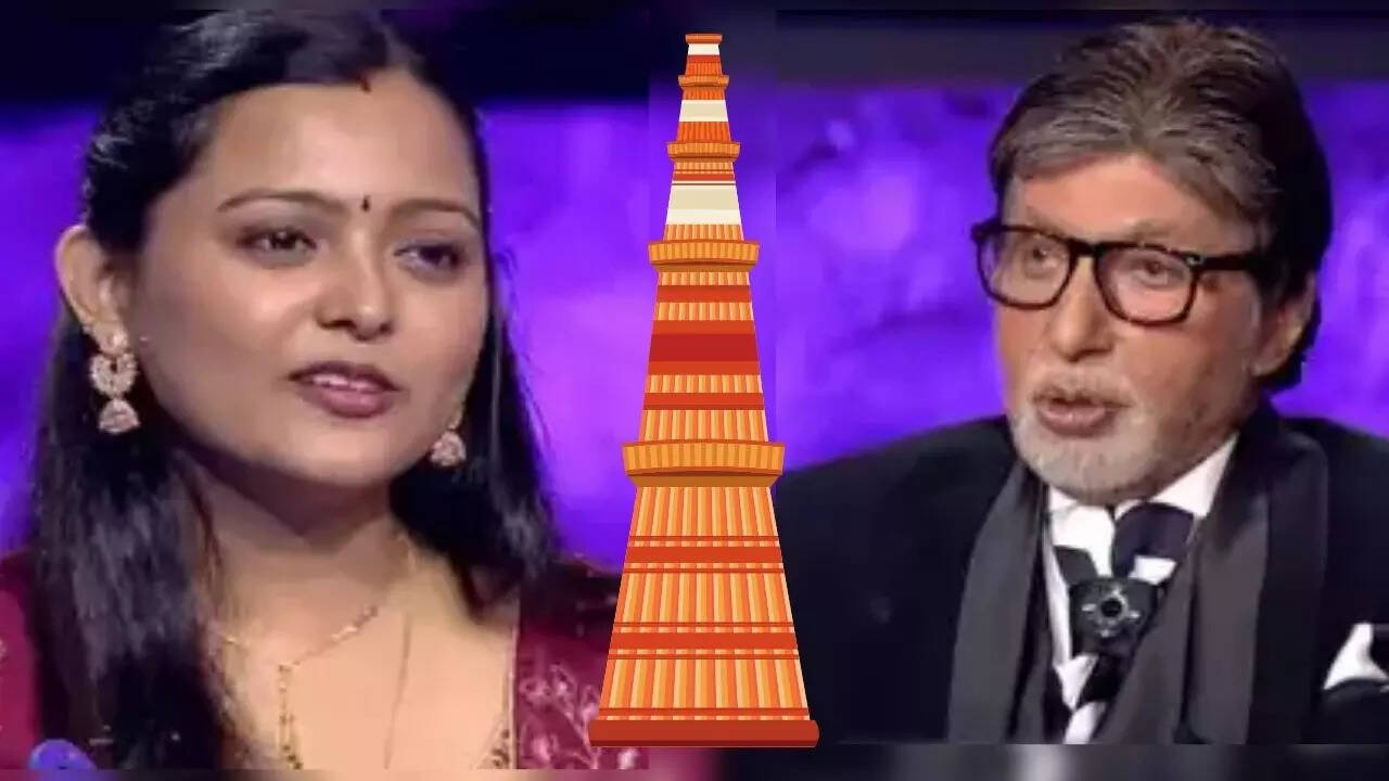 KBC 16 Quiz A question worth rs 6 lakh 40 thousand asked to Shobhika related to Qutub Minar and ...