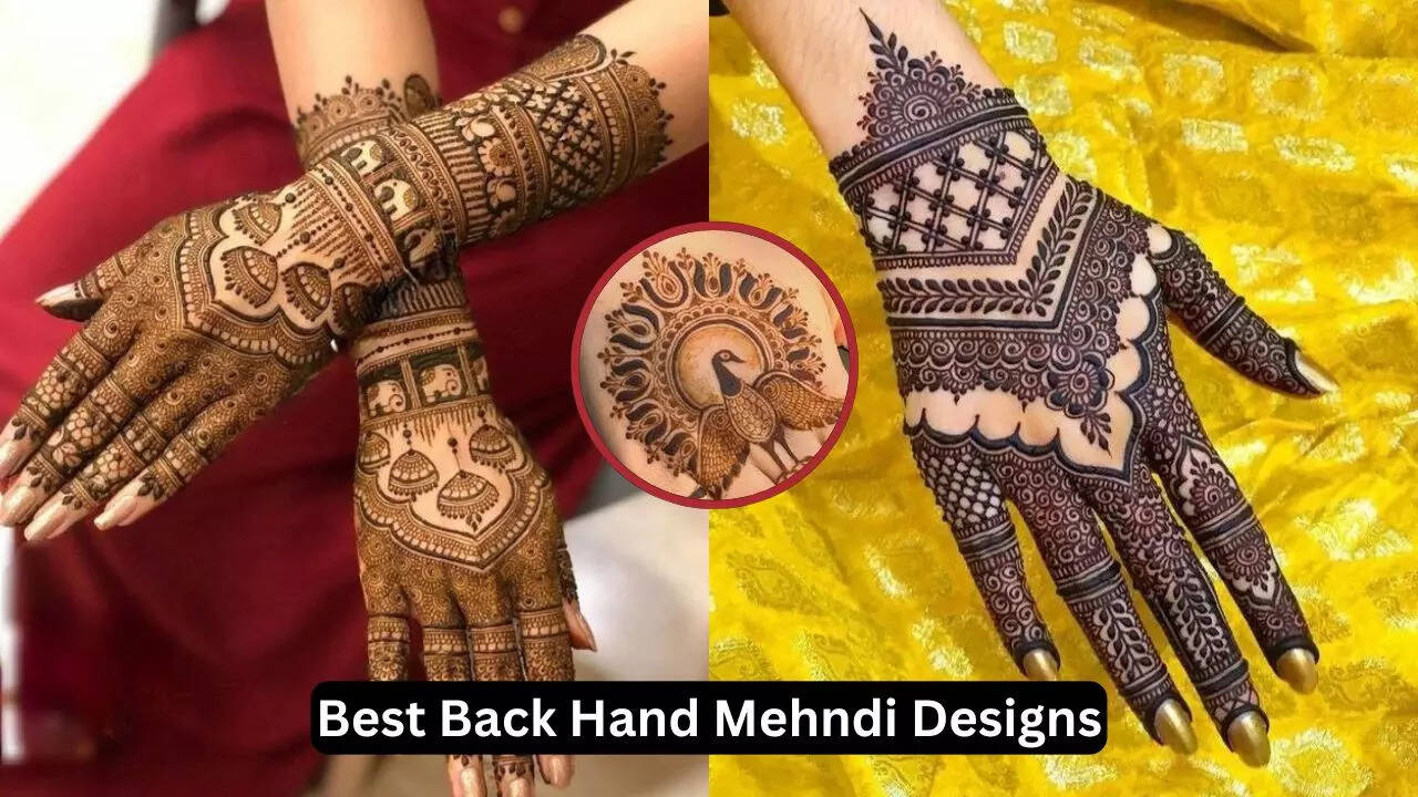 Top 5 Back Hand Mehndi Designs: उल्टे हाथ पर लगाएं ऐसी मेहंदी तो चढ़ेगा ...