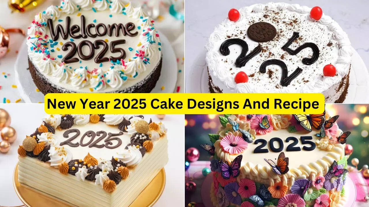 Happy New Year 2025 Cake: पाइनएप्पल से चॉकलेट केक तक, नए साल पर फैमिली ...