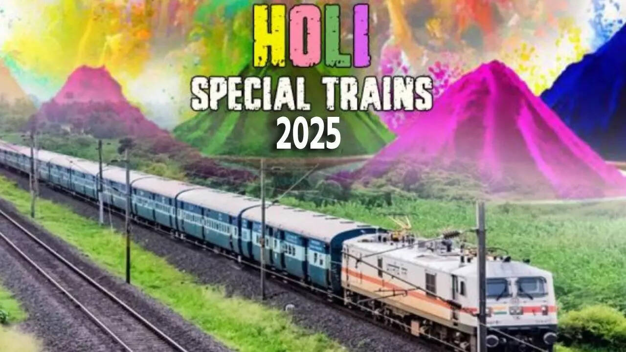 Holi 2025 Special Train: Indian Railways to run 700 Special trains on festival of colors Holi ...