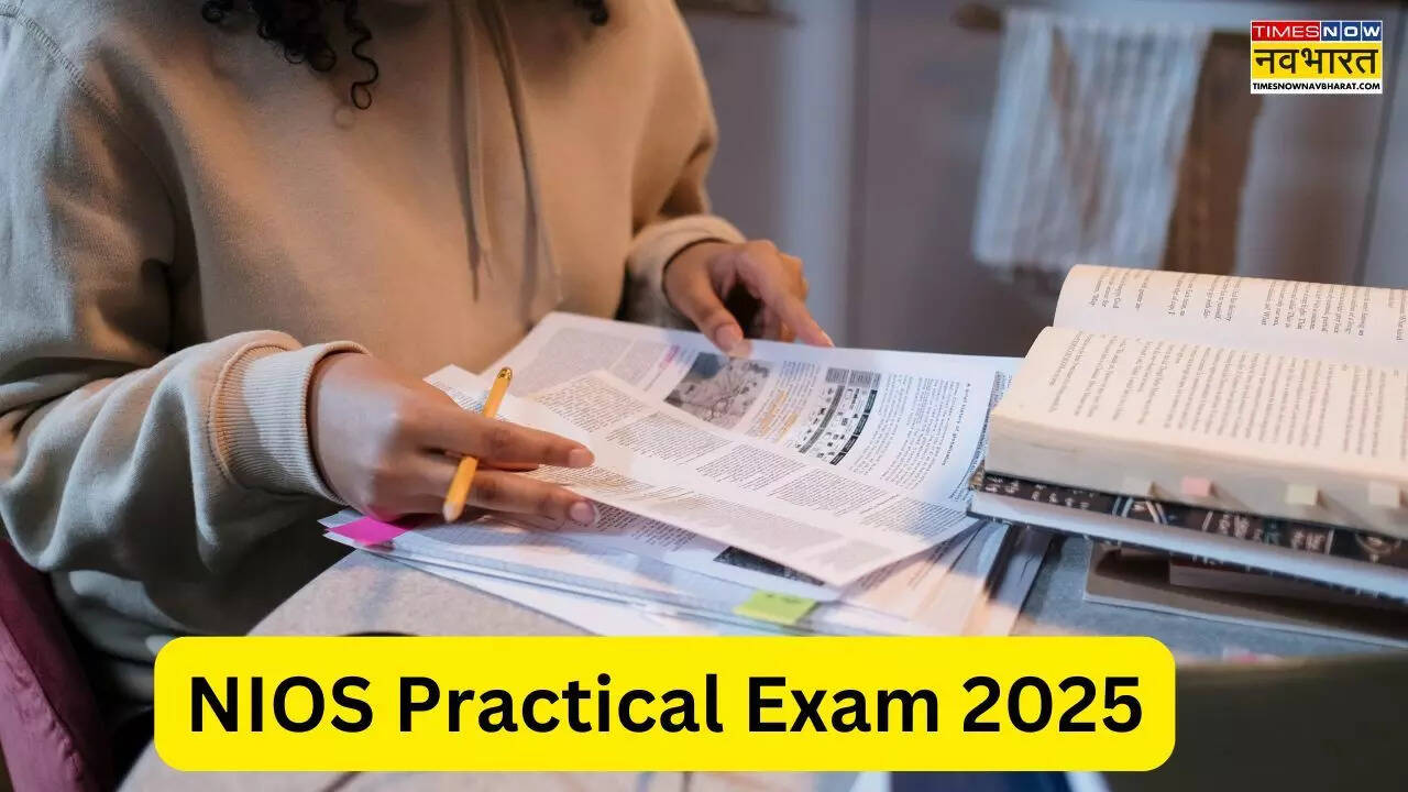 NIOS released the schedule for practical exams for the March-April 2025 ...