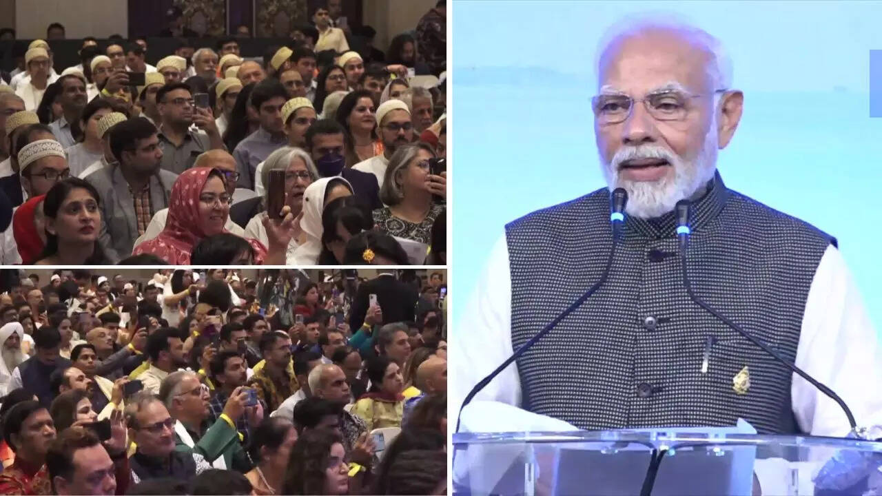 India-Indonesia Relations: People chants Jai Shri Rams infront of PM ...