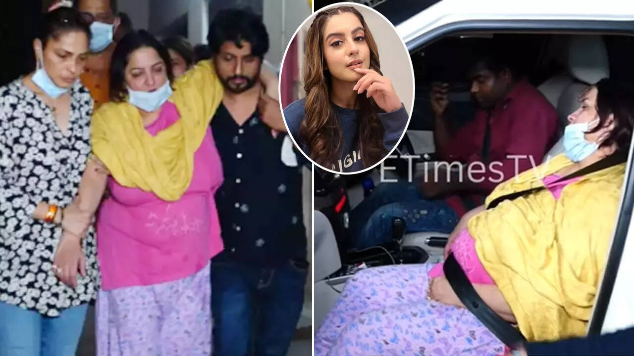 Vanita sharma faints after seeing Tunisha Sharma dead body of young ...